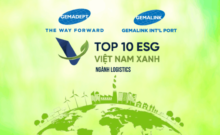 Gemadept được vinh danh trong Top 10 Doanh nghiệp ESG Việt Nam Xanh ...